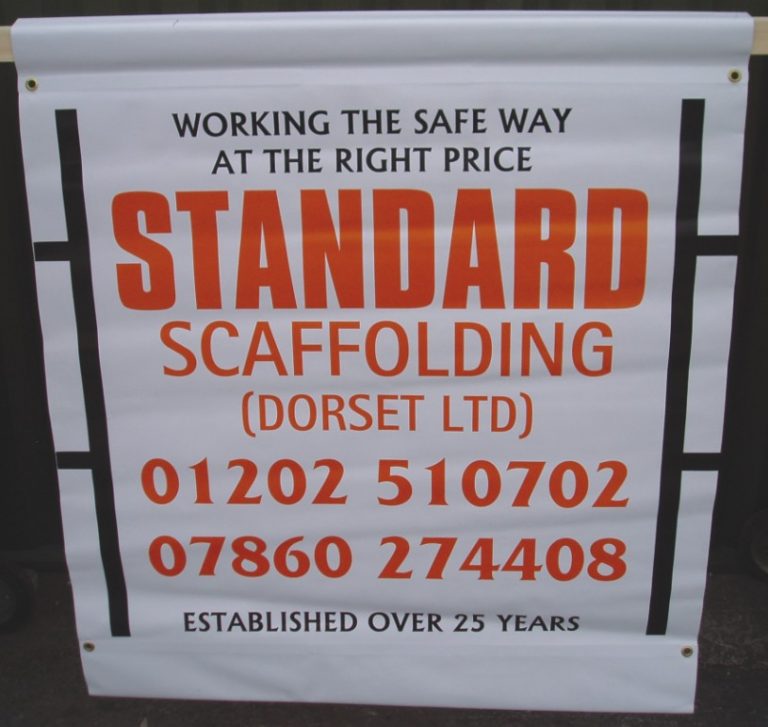 Scaffold Construction Signs • Arien Signs
